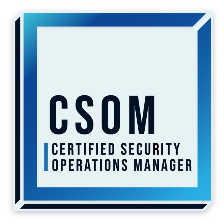 Certified Security Operations Manager Training - Applied Technology ...